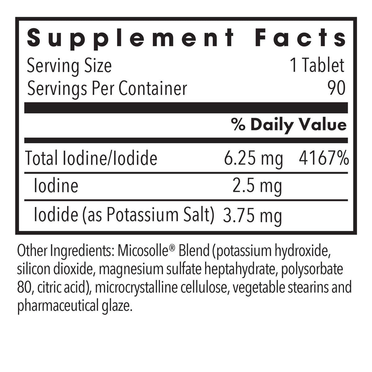 Iodoral® High Potency Iodine for Thyroid Support