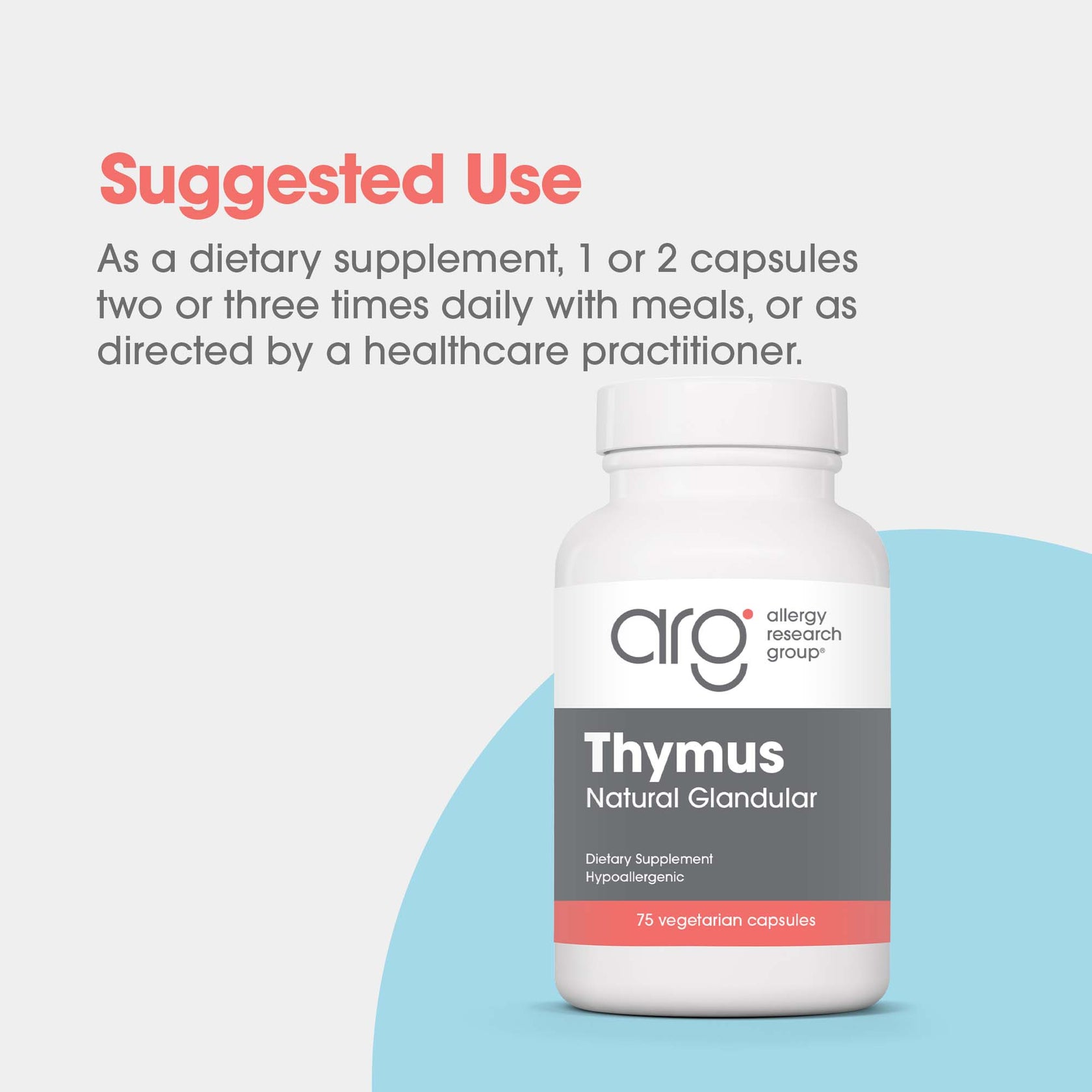 Thymus Supplement | Allergy Research Group