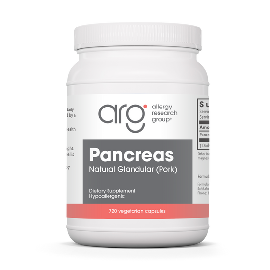 Pancreas Supplement - Pork Glandular | Allergy Research Group